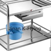 China Stainless Steel Medical Treatment Trolley Cart with Drawers for sale
