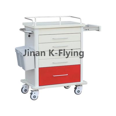 China ABS Plastic Medicine Delivery Hospital Medical Trolley Cart for sale