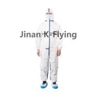China Medical Use PP Nonwoven Disposable Protective Suit XL 175cm for sale