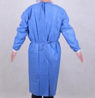China SMS Disposable isolation gown , Medical Consumable Products 47 GSM for sale