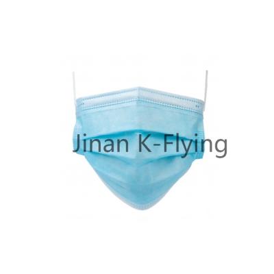 China 17.5*9.5cm Medical Consumable Products , 98 BFE 3 Ply Face Mask for sale