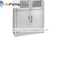 China Clinic Key Lock Stainless Steel Medical Cabinet 90*40*180cm for sale