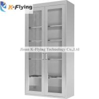 China 90*40*180cm Stainless Steel Medical Cabinet Key Lock for sale