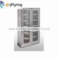China 90*40*180cm Stainless Steel Medical Cabinet Key Lock for sale
