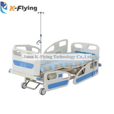China Adjustable ABS Electric Nursing Bed , 2180mm Hospital ICU Bed for sale