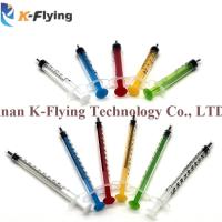 China 3ml 6ml 10ml Medical Consumable Products Colored Beauty Syringe Without Needle for sale
