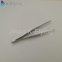 China Stainless Steel Dental Tweezers Hospital Tools And Equipments 12.5-30cm for sale