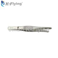 China Stainless Steel Dental Tweezers Hospital Tools And Equipments 12.5-30cm for sale
