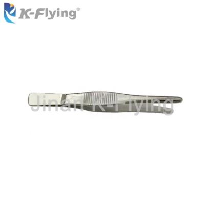 China Stainless Steel Dental Tweezers Hospital Tools And Equipments 12.5-30cm for sale
