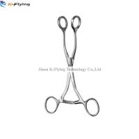 China Hospital Surgical 201 304 Stainless Steel Tongue Holding Forceps Medical for sale