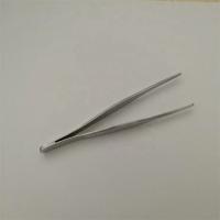China Instruments Curved Straight Surgical Medical Grade Tweezers Stainless Steel for sale
