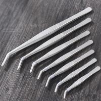 China Instruments Curved Straight Surgical Medical Grade Tweezers Stainless Steel for sale