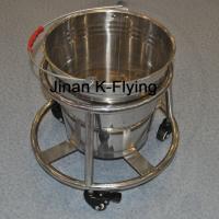 China Hospital Equipment SUS Removable Medical Kick Bucket On Wheels for sale