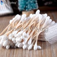 China Health Care Disposable Cotton Swab 100% Absorbent Cotton for sale