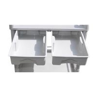 China Patient Medical Abs Emergency Medical Trolley Cart Hospital Nursing Trolley for sale
