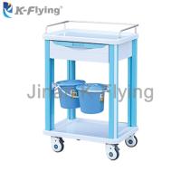 China Multifunction ABS Hospital Furniture Treatment Medical Trolley Cart for sale