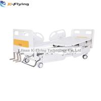 China 3 Crank Function ABS Guardrail Useful Hospital Medical Care Bed for sale