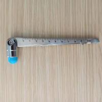 China Stainless Steel Medical Diagnostic Instrument Reflex Percussion Hammer With Scales for sale