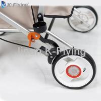 China Home Care Aluminum Adjustable Folding Handle Medical Walker Rollator Light for sale