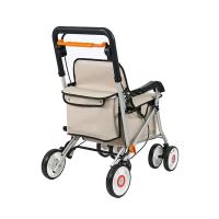 China Aluminium Medical Rehabilitation Equipment Lightweight Rollator Walker With Seat for sale