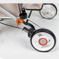 China Aluminium Medical Rehabilitation Equipment Lightweight Rollator Walker With Seat for sale
