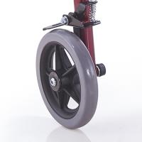 China Four Wheel Medical Rehabilitation Equipment Aluminum Folding Rollator Walker for sale