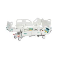 China Luxury Multifunction ICU Electric Nursing Bed Hospital Furniture Adjustable for sale