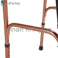 China Bronze Frame Folding Rollator Walker Stand Up For Elderly Adult for sale