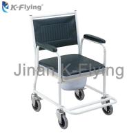 China Movable Medical Rehabilitation Equipment Disabled Elderly Commode Toilet Chair for sale
