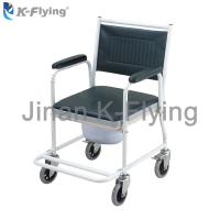 China Movable Medical Rehabilitation Equipment Disabled Elderly Commode Toilet Chair for sale