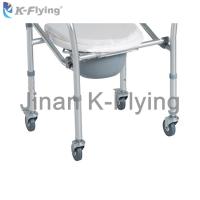 China Steel Lage Capacity Medical Rehabilitation Equipment Disabled Elderly Toilet Chair for sale