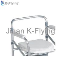 China Steel Lage Capacity Medical Rehabilitation Equipment Disabled Elderly Toilet Chair for sale