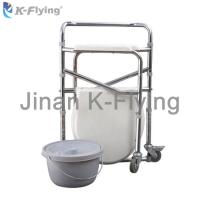 China Steel Lage Capacity Medical Rehabilitation Equipment Disabled Elderly Toilet Chair for sale