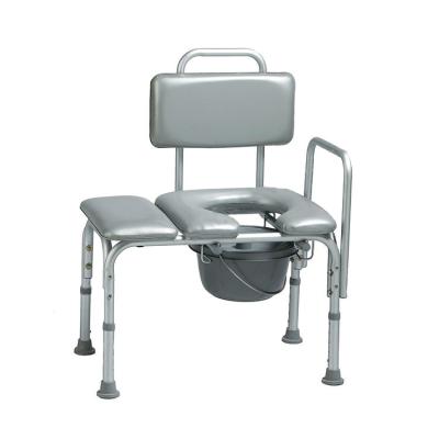 China Hospital Toilet Commode Transfer Bench Seat With Bedpan Commode Chair for sale