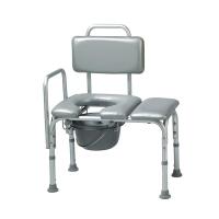 China Hospital Toilet Commode Transfer Bench Seat With Bedpan Commode Chair for sale