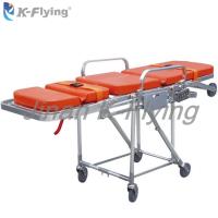 China Lightweight Aluminum Alloy Ambulance Stretcher Trolley Emergency Patient Transfer for sale