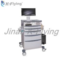 China ABS Lithium Battery Medical Trolley Cart Hospital Patient Care Wireless Nursing Trolley for sale