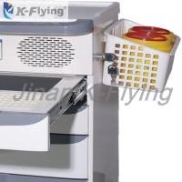 China ABS Lithium Battery Medical Trolley Cart Hospital Patient Care Wireless Nursing Trolley for sale