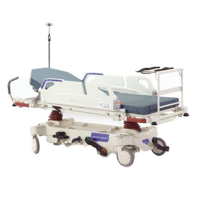 China Hydraulic ABS Hospital Nursing Bed Transfer Stretcher Emergency Bed For Patient for sale