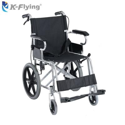 China Lightweight Adult Disabled Folding Manual Wheelchair with solid casters for sale
