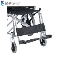 China Lightweight Adult Disabled Folding Manual Wheelchair with solid casters for sale