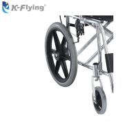 China Lightweight Adult Disabled Folding Manual Wheelchair with solid casters for sale