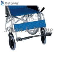 China Portable Metal Aluminum Alloy Adult Disabled Folding Manual Wheelchair 100 kg for sale