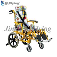 China Stable Medical Rehabilitation Equipment Children Manual Cerebral Palsy Wheelchair for sale