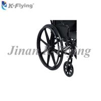 China Height Adjustable Aluminum Foldable Manual Wheelchair For Disabled Adult for sale