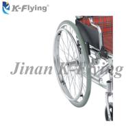 China Aluminum Medical Rehabilitation Equipment Disabled Elderly Manual Power Wheelchair for sale