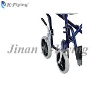 China Simple Design Elderly Foldable Manual Wheelchair For Disabled Person Aluminum Alloy for sale