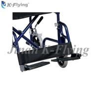 China Simple Design Elderly Foldable Manual Wheelchair For Disabled Person Aluminum Alloy for sale