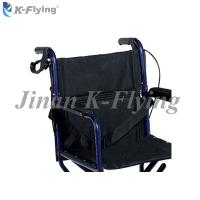 China Simple Design Elderly Foldable Manual Wheelchair For Disabled Person Aluminum Alloy for sale