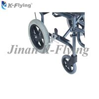 China Aluminm Alloy Backrest Manual Foldable Wheelchair Adult Disabled for sale